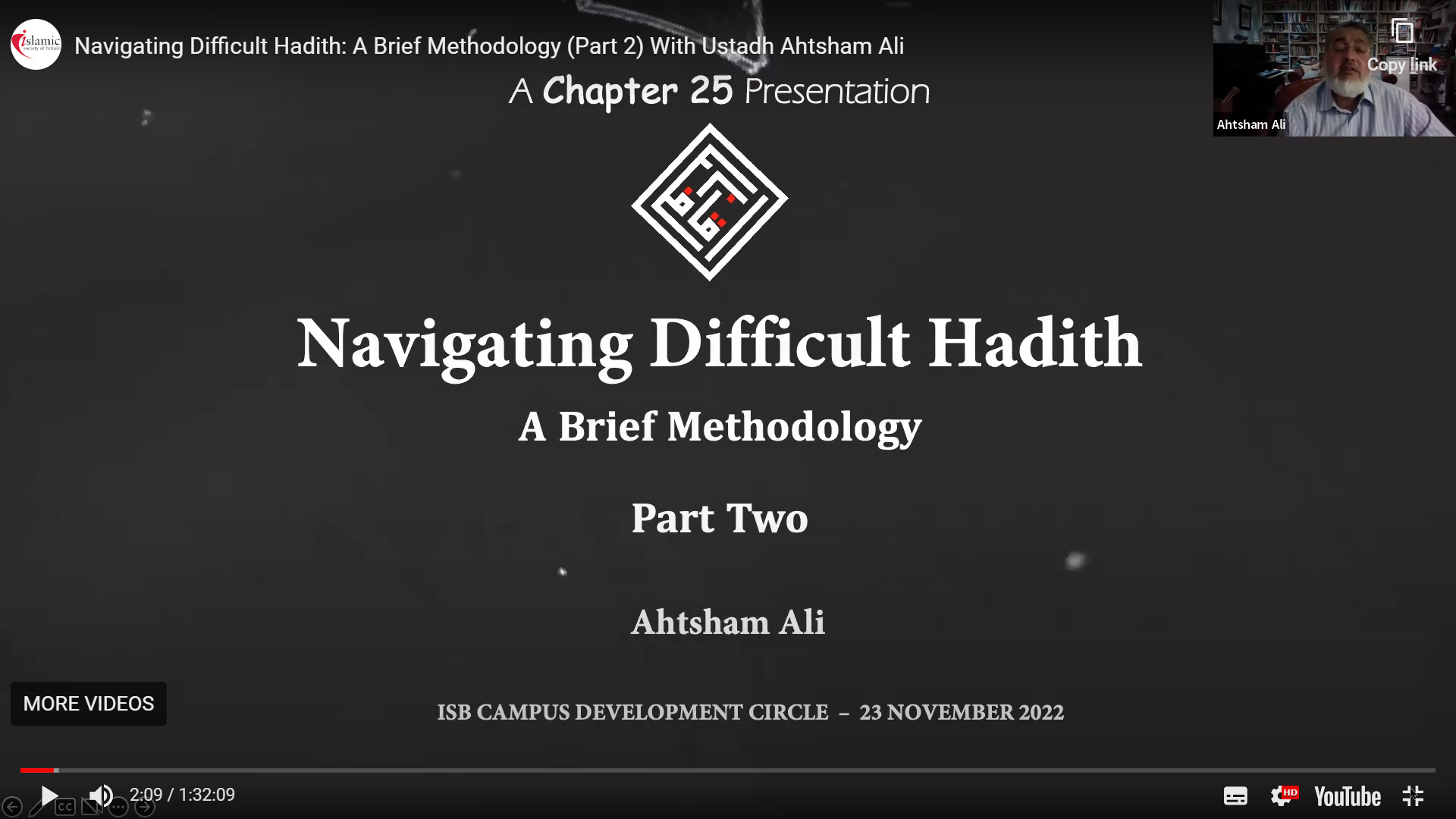 Navigating Difficult Hadith: Parts 1-3 - Islamic Society of Britain ...