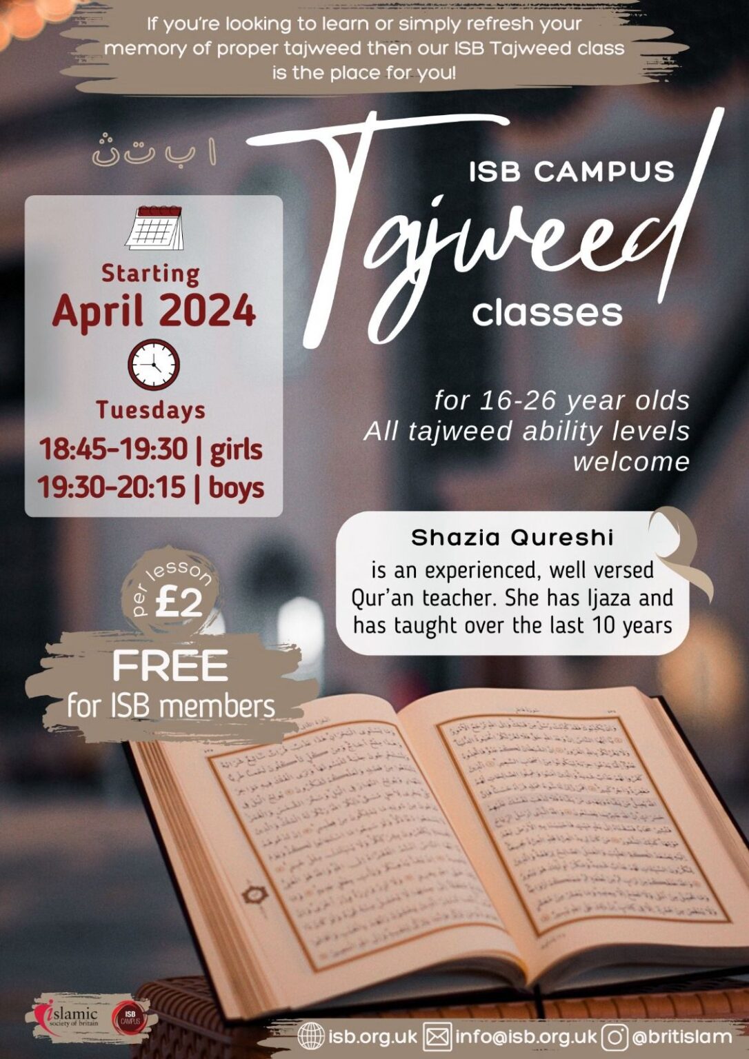 Islamic Society of Britain | UK Community Based Charity