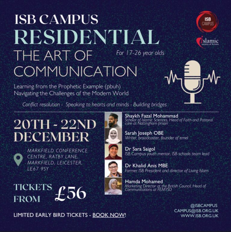 Our Events - Islamic Society of Britain | UK Community Based Charity